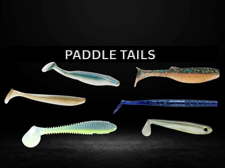 Paddle Tail Swimbaits for Bass, Redfish, Walleye
