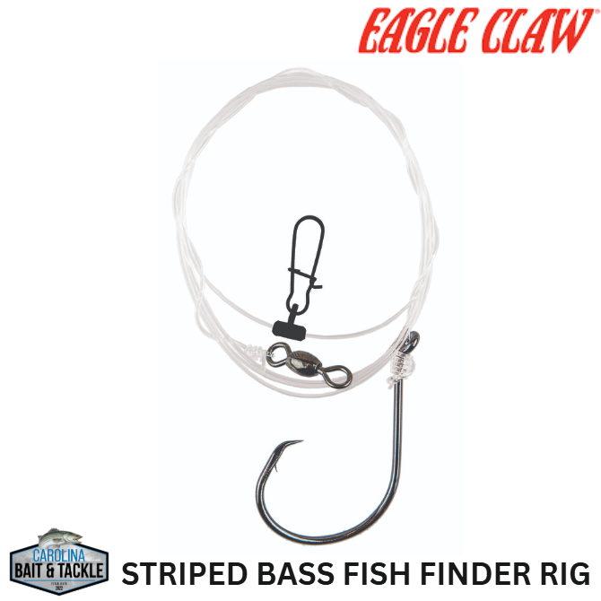 Eagle Claw LAZER SHARP Striped Bass Fish Finder Rig 10555670200630